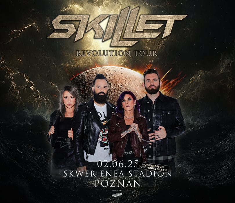 Skillet: Revolution Tour | Poznań | Bilety na koncert | Poznań | Going.